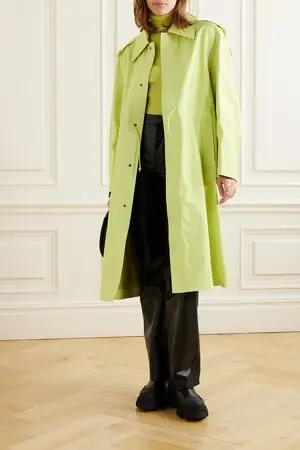 Mackage Glory Hooded Leather Trench Coat