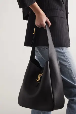 Saint Laurent Le 5 À 7 Supple Large Leather Shoulder Bag - Black