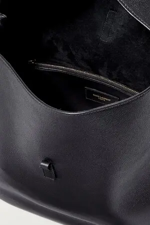 Saint Laurent Le 5 À 7 Supple Large Leather Shoulder Bag - Black