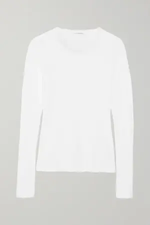 JAMES PERSE Slub Cotton Top - White
