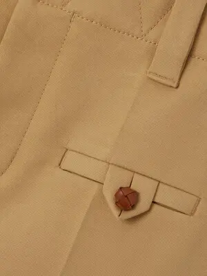 Bottega Veneta Cotton-canvas A-line Skirt