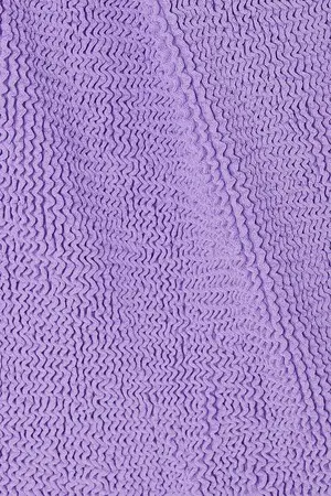 Hunza G Crinkle™ Square Neck One-piece Swimsuit - Purple