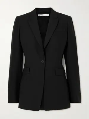 Another Tomorrow Notched Lapel Blazers For Women