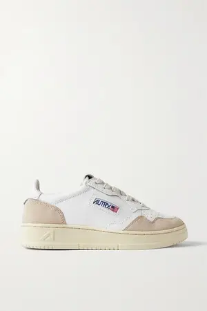 AUTRY Medalist Low Leather And Suede Sneakers - White