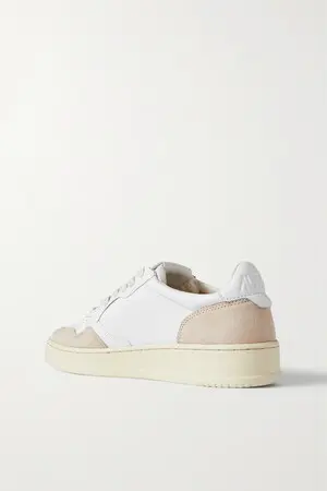 AUTRY Medalist Low Leather And Suede Sneakers - White