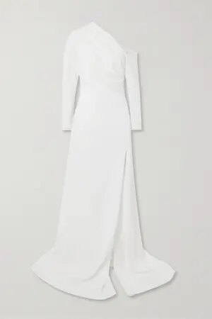16Arlington Adelaide One-shoulder Crepe Gown