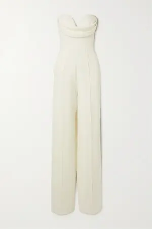 Alex Perry Hayden Strapless Jumpsuit - White