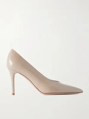 GIANVITO ROSSI Tokio 85 Leather Pumps