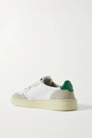 AUTRY Medalist Low Leather And Suede Sneakers - White