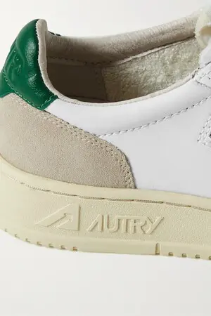 AUTRY Medalist Low Leather And Suede Sneakers - White