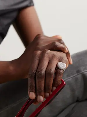 Carolina Bucci 18-karat White Heart Ring