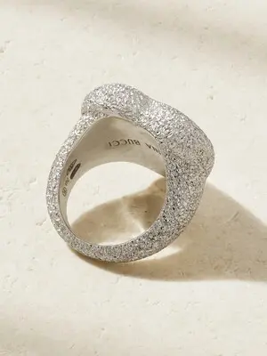 Carolina Bucci 18-karat White Heart Ring