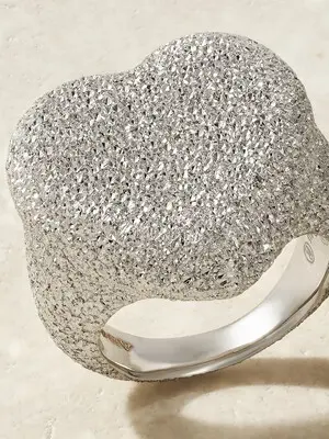 Carolina Bucci 18-karat White Heart Ring