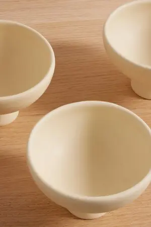 RAAWII Strøm Set Of Three Mini Earthenware Bowls