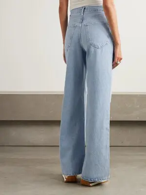 AGOLDE Dame High-rise Wide-leg Jeans
