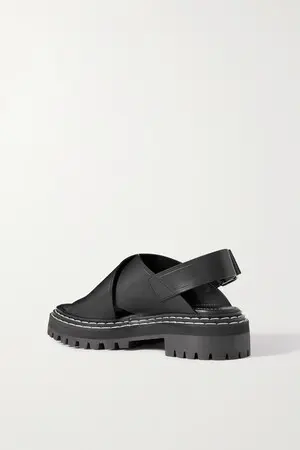 Proenza Schouler Leather Slingback Sandals