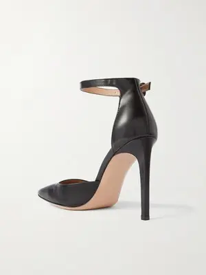 GIANVITO ROSSI Tokio Glossed-leather Pumps