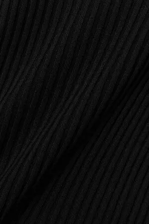 ANDREĀDAMO Cutout Open-knit And Ribbed-knit Dress