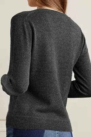 Altuzarra Minamoto Button-embellished Cashmere Sweater - Gray