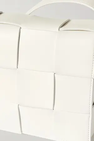 Bottega Veneta Cassette Medium Intrecciato Leather Shoulder Bag
