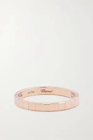 Chopard Chopard Ice Cube Pure 18-karat Rose Gold Ring Gold