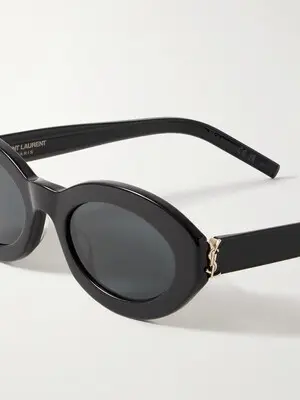 Saint Laurent Oval-frame Sunglasses