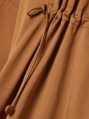 Max Mara Eulalia Cotton-blend Sateen Midi Dress