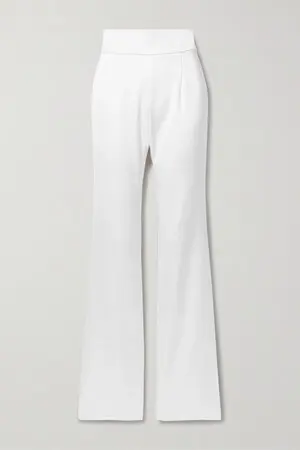 Galvan Satin Flared Trousers