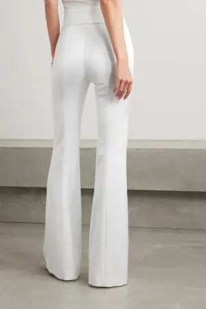 Galvan Satin Flared Trousers