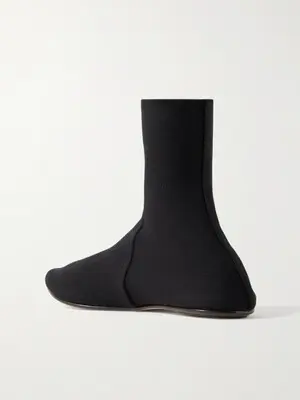 LESET Louis Stretch-ponte Sock Boots
