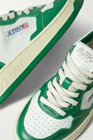 AUTRY Medalist Low Leather Sneakers - Green