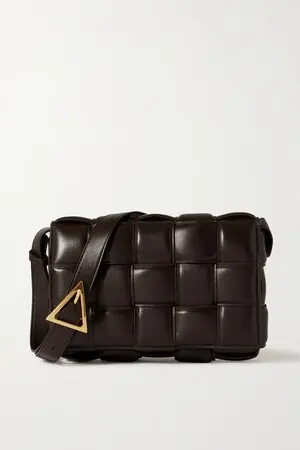 Bottega Veneta Cassette Medium Padded Intrecciato Leather Shoulder Bag - Brown