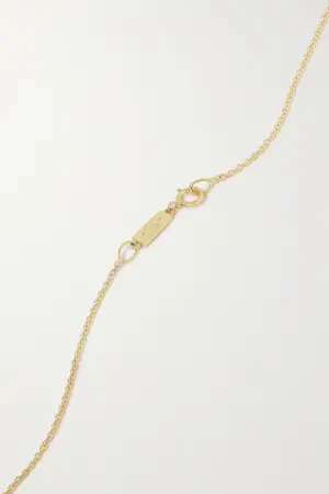 JENNIFER MEYER Mini Hammered Disc 18-karat Necklace