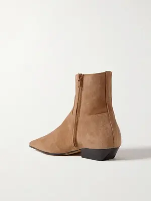 Khaite Marfa Suede Ankle Boots