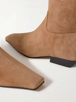 Khaite Marfa Suede Ankle Boots