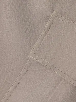 Theory Crepe Midi Cargo Skirt