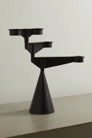 TOM DIXON Spin Cast Iron Candelabra - Black