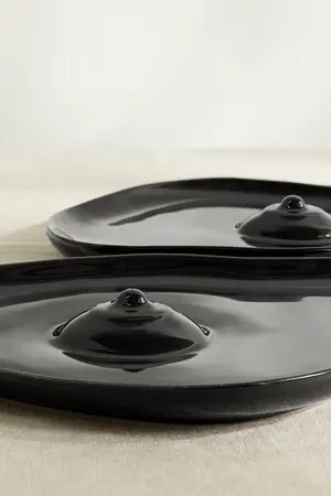 Anissa Kermiche Tatas Set Of Two Earthenware Plates