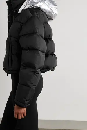 Wardrobe.NYC Net-a-porter Hooded Quilted Padded Shell Down Jacket