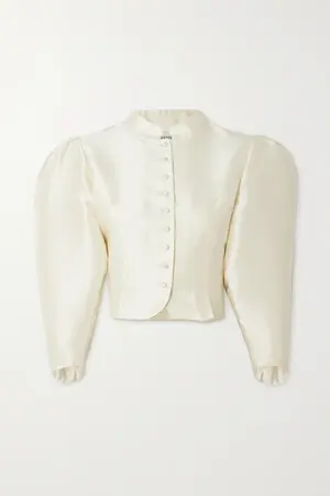 DESTREE Amoako Cropped Faille Jacket
