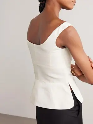 LIBEROWE Faille Peplum Top