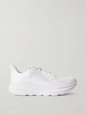 HOKA® Clifton 9 Mesh Sneakers - White
