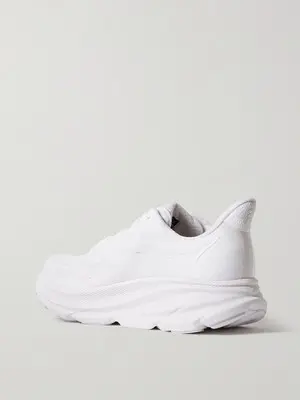 HOKA® Clifton 9 Mesh Sneakers - White