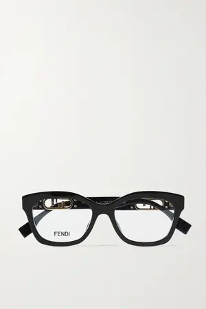 Fendi O'lock D-frame Optical Glasses - Black