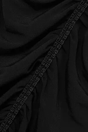 Givenchy Cold-shoulder Ruched Stretch-jersey Mini Dress