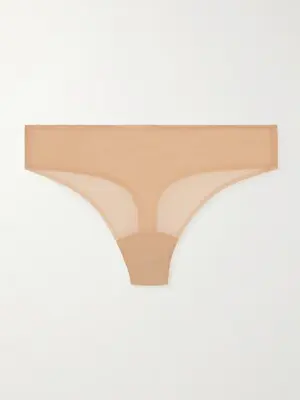 Commando Chic Mesh Thong - Neutrals