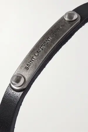 Saint Laurent Leather Bracelet