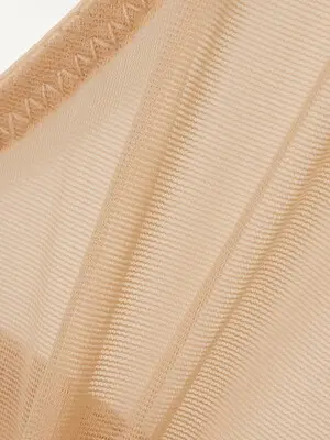 Commando Chic Mesh Plunge Underwired Soft-cup Bra - Neutrals