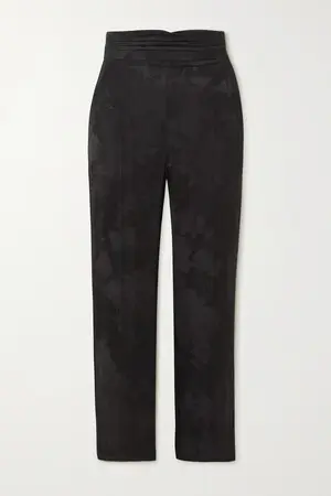 Erdem Helga Cropped Slim-leg Pants