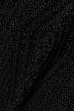 Givenchy Embellished Ribbed-knit Mini Dress